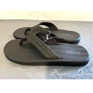Flojos | Shoes | Flojos Mens Levee Flip Flop Sandals Black | Poshmark